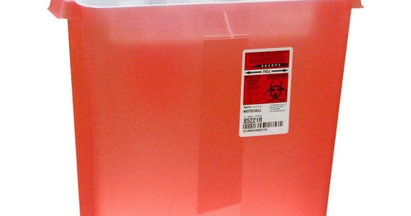 CONTAINER,SHARPS,W/LID,3GAL